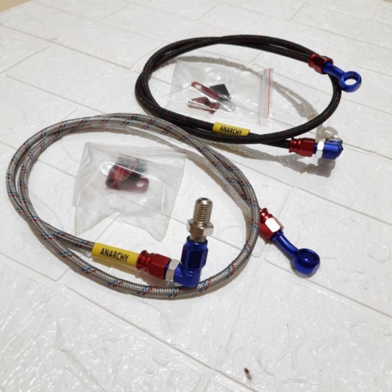 Jual Selang Rem Depan PSI Thailan Serat Panjang 95/100 Cm | Shopee ...