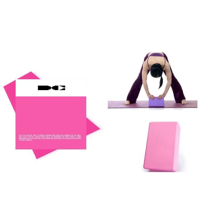 Jual Batangan Blok Bata Balok Yoga Material PVC EVA Lembut Kokoh ...