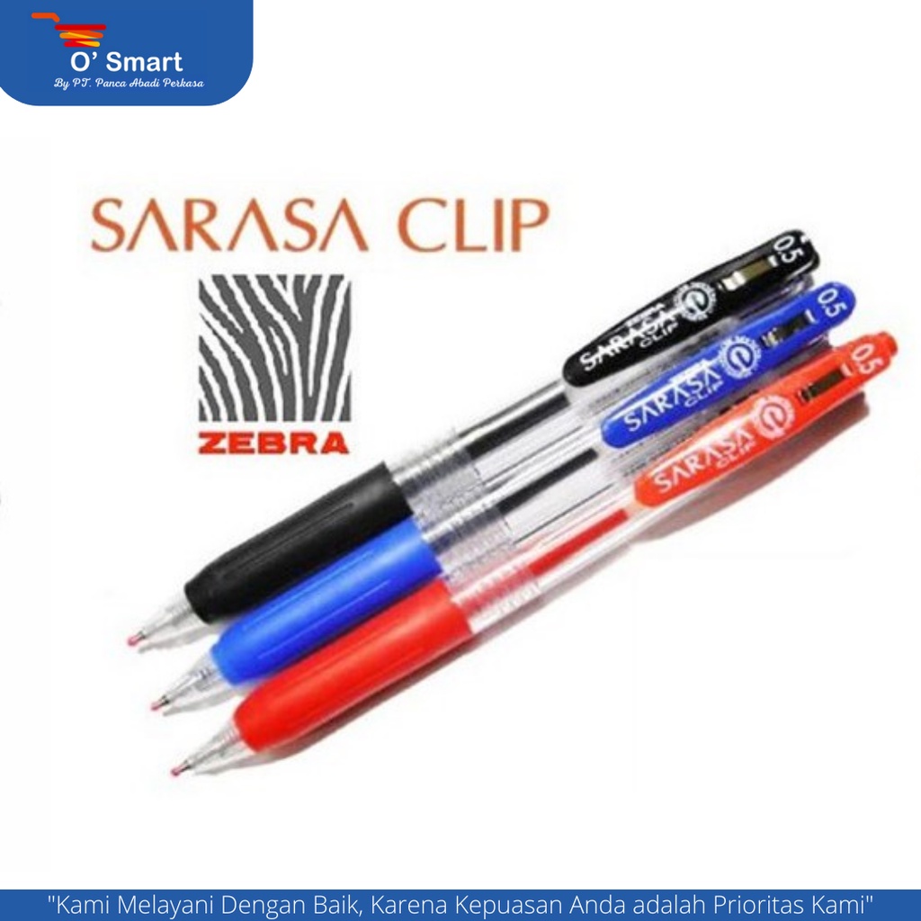 Jual ZEBRA Pena Tinta/Gel Pen Sarasa 0.5mm | Shopee Indonesia