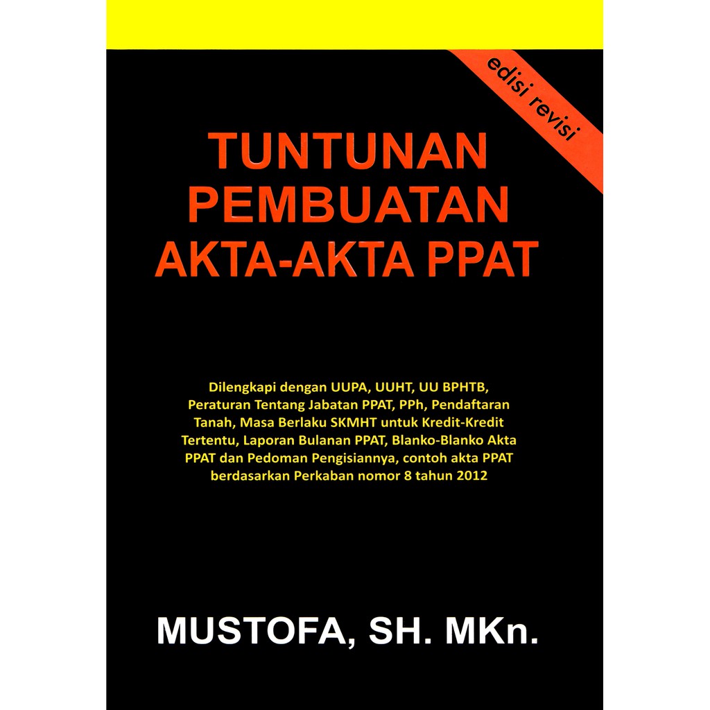Jual TUNTUNAN PEMBUATAN AKTA AKTA PPAT | Shopee Indonesia