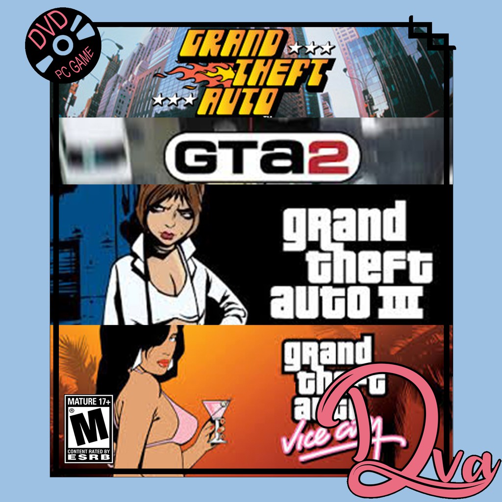 Jual Grand Theft Auto Collection | GTA Collection - PC GAME CD DVD GAME ...