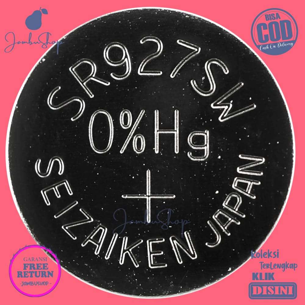 Jual Batu Baterai Jam Seizaiken 395 927 Silver Peralatan Rumah Tangga ...