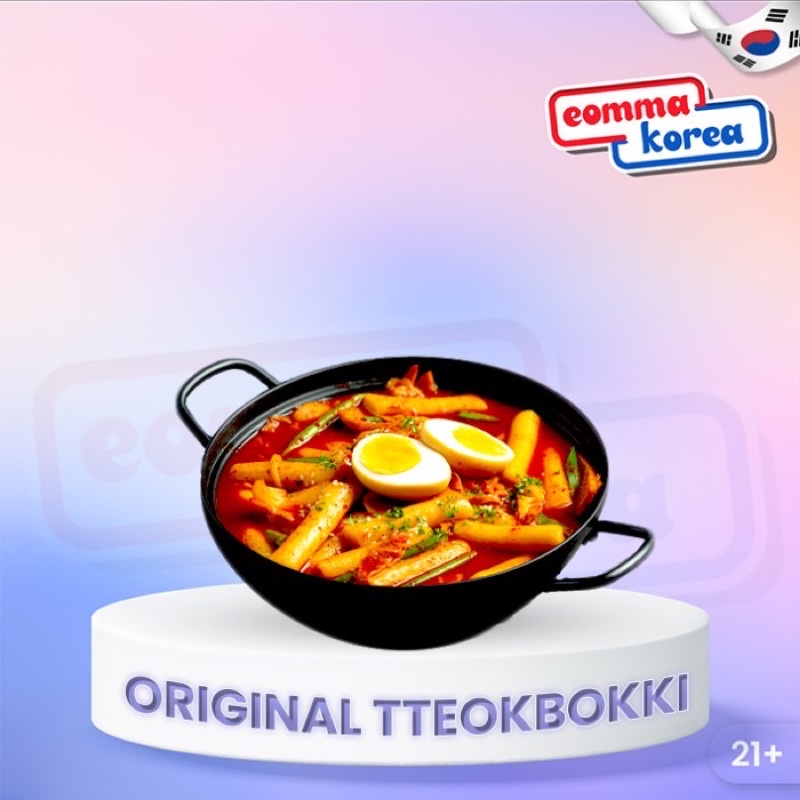 Jual Tteokbokki Original include sauce tanpa odeng (tteokbokki tokpoki ...