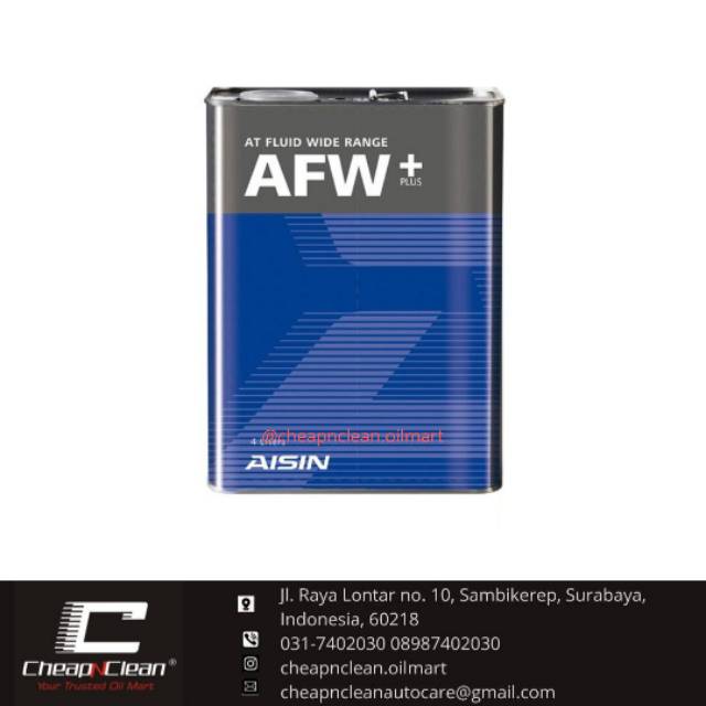 Jual Aisin AFW+ ATF Multi Oil Transmisi 4 Liter | Shopee Indonesia