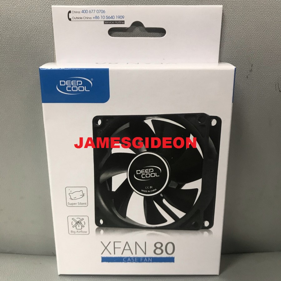 Jual Fan Case 8 Cm Black Deep Cool XFan 80 Kipas DeepCool Fan Casing ...
