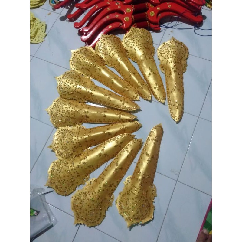 Jual asesoris tari endong wadah panah kulit wayang orang | Shopee Indonesia