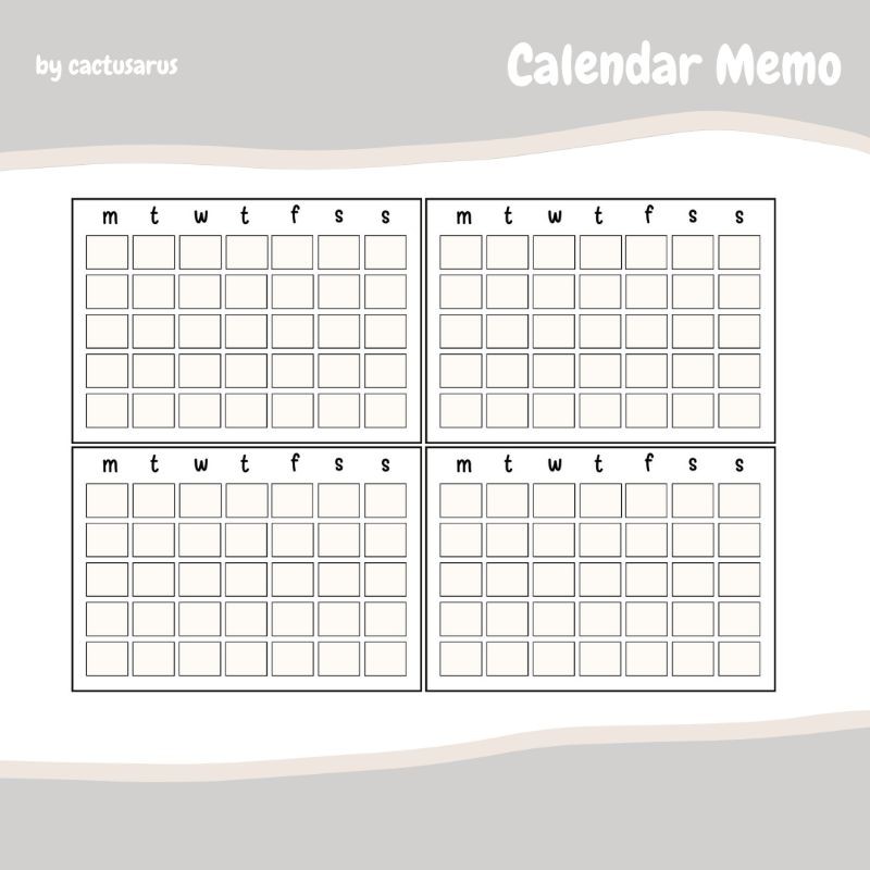 Jual Memo Pad Planner Note - Calendar Memo (12 lembar) | Shopee Indonesia