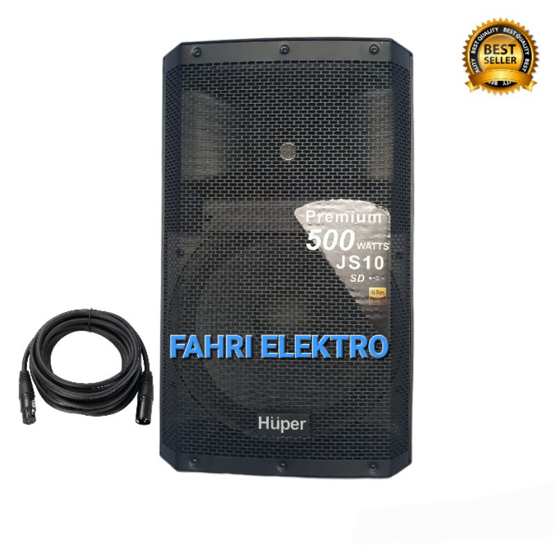 Jual Speaker Aktif 15 Inch HUPER JS 10 / JS10 500W Profesional Audio ...