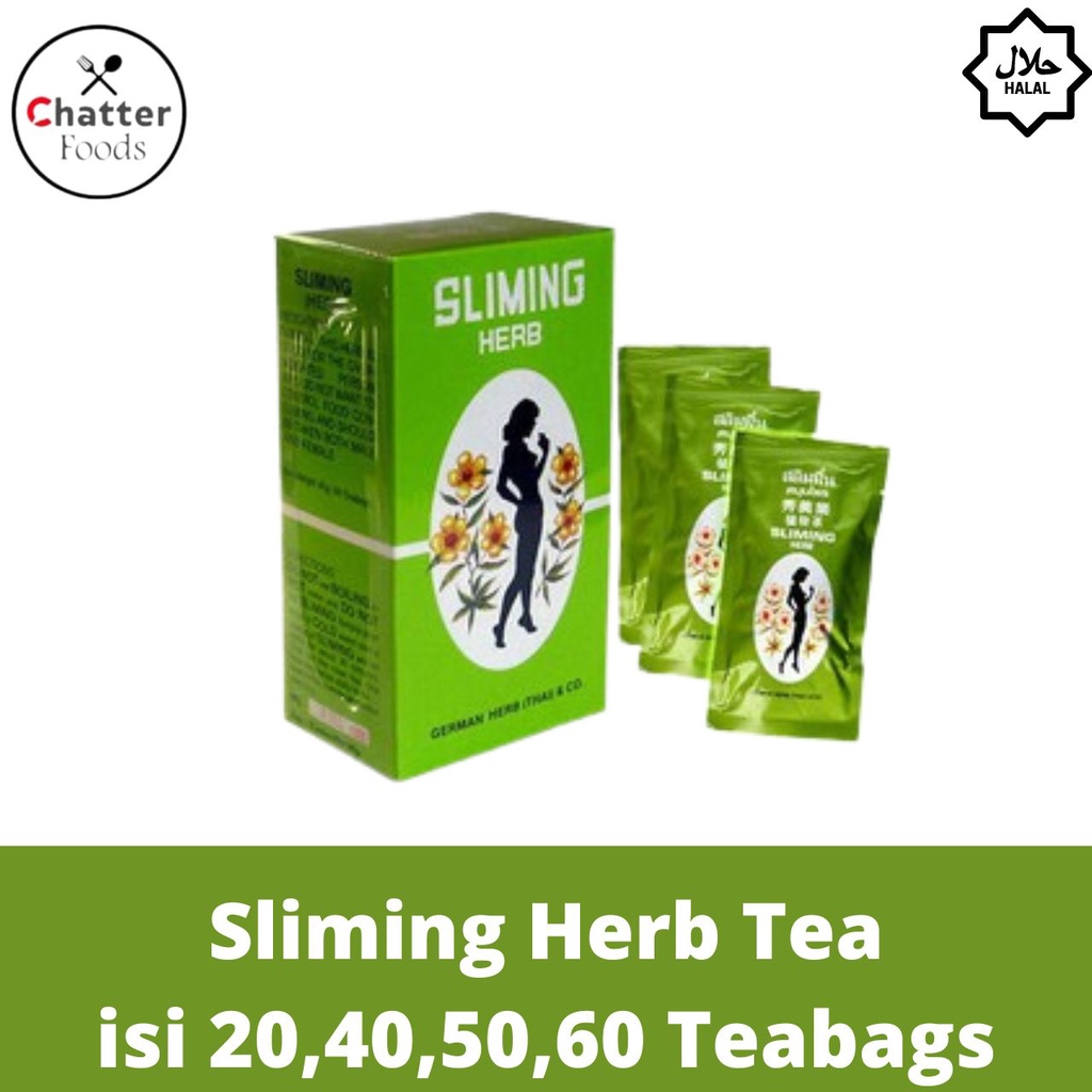 Jual Slimming Tea 1 box Isi 20 - 40 - 50 - 60 / Slimming Herb Tea / Teh ...