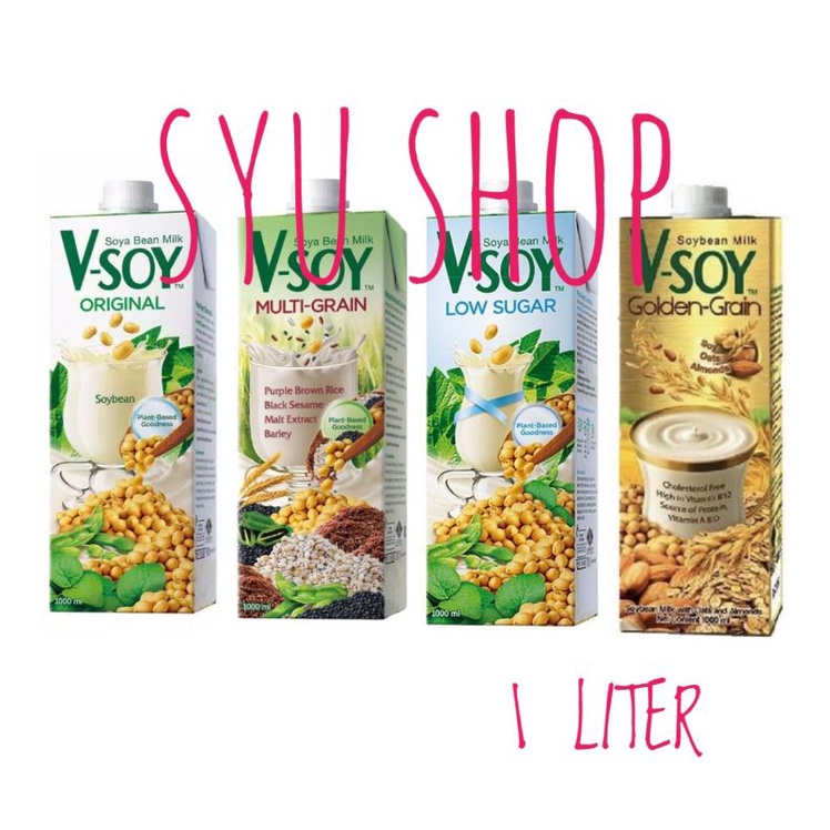 Jual Vsoy V Soy V-Soy Multigrain Golden Multi Grain Milk Original Less ...