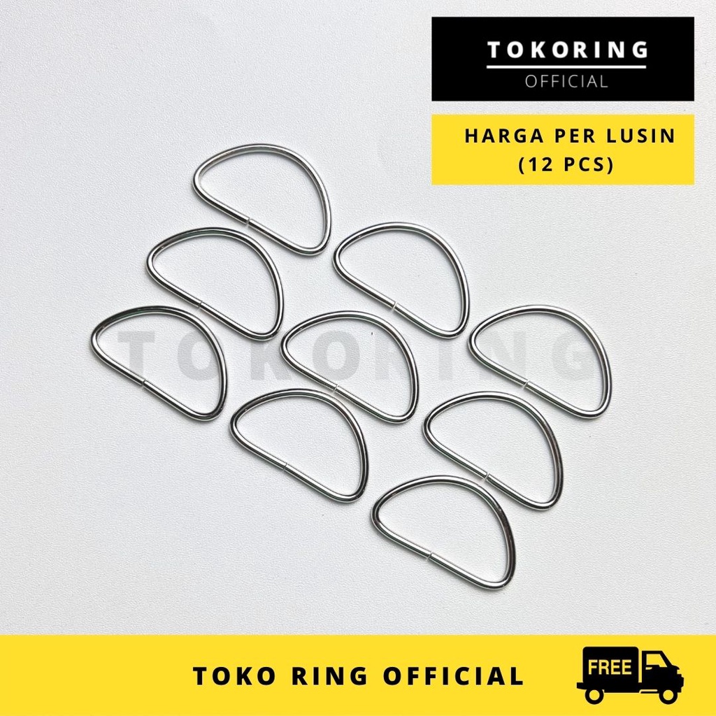 Jual Ring D 3 cm tebal 2 mm Nikel - Toko Ring Official (Harga per Lusin ...