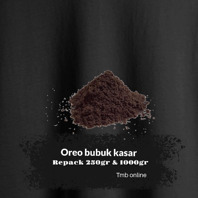 Jual Oreo bubuk 250gr & 1000gr/Oreo bubuk kasar/bubuk oreo murah ...