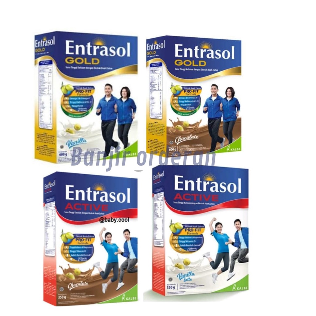 Jual Entrasol Active / Entrasol Gold / 600 gram / Chocolate dan Vanila ...
