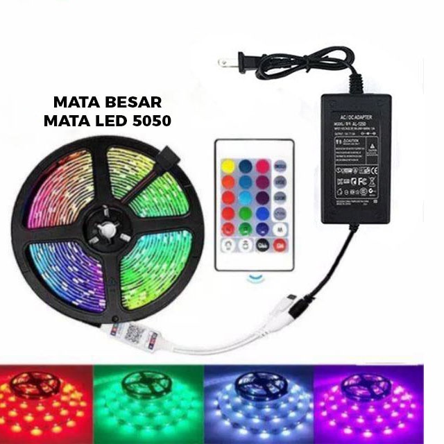 Jual LAMPU LED KAMAR TIDUR LED STRIP 3528 5050 LAMPU LED HIAS KAMAR ...
