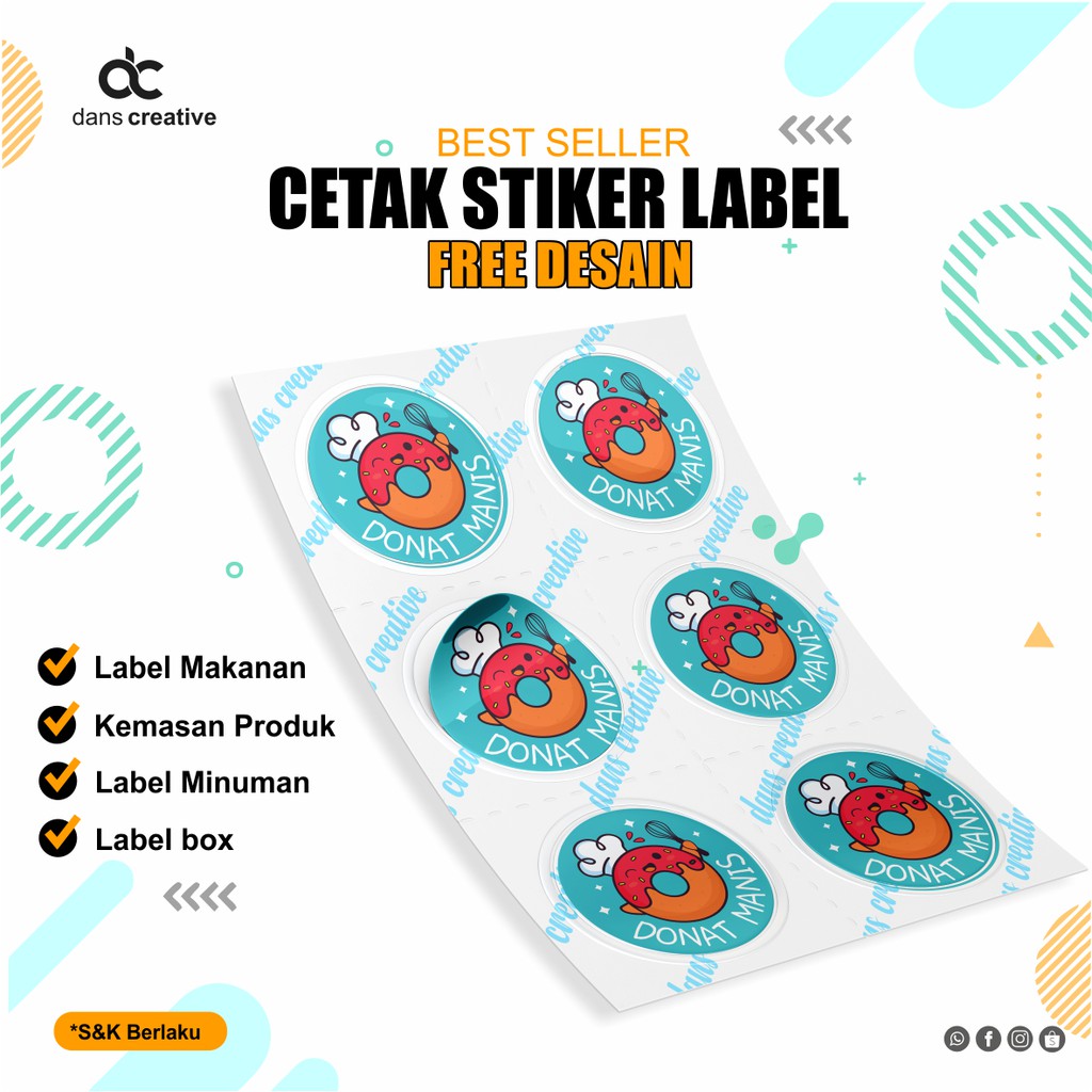Jual STIKER LABEL | CETAK SETIKER LABEL KEMASAN | SETIKER PRODUK ...