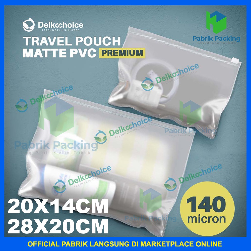 Jual Travel Pouch PVC Landscape | Storage Pouch | Zipper Bag ...