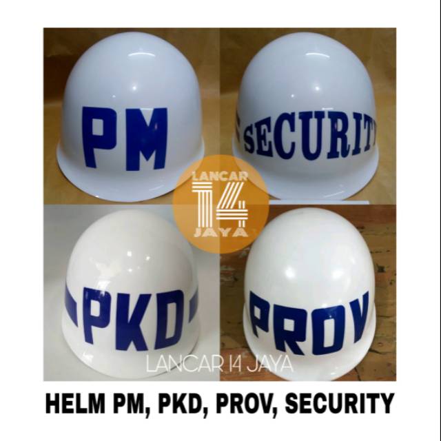 Jual Helm Satpam / Security / PROV / helem PKD | Shopee Indonesia