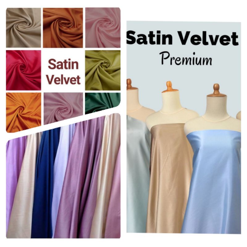 Jual kain satin Velvet premium | Shopee Indonesia
