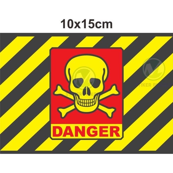 Jual stiker danger 10x15cm | Shopee Indonesia