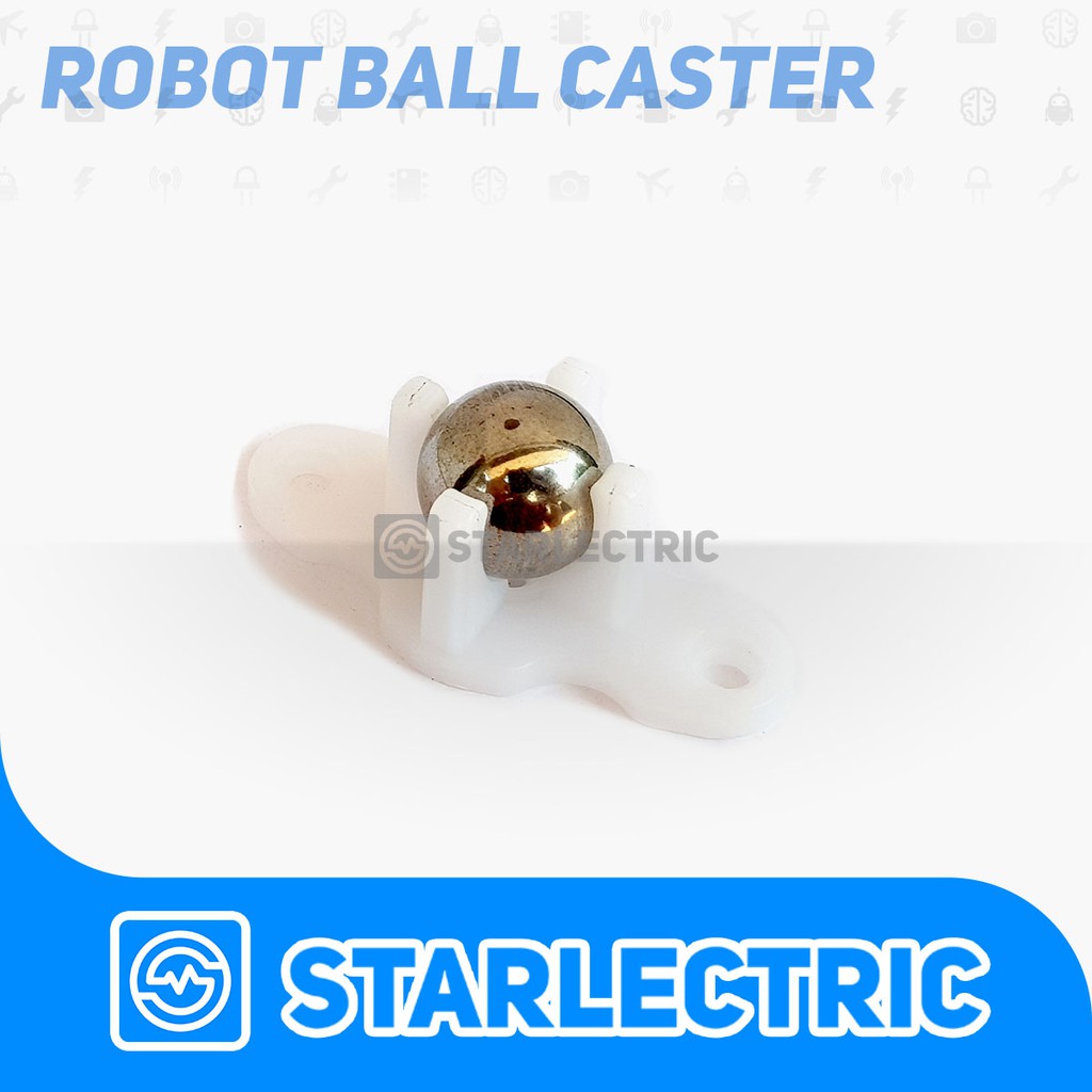 Jual Roda Bola Caster untuk Robot Smart Chassis free wheel | Shopee ...
