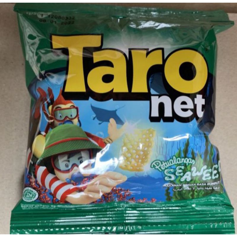 Jual Ciki taro net rasa rumput laut 9gr/renceng | Shopee Indonesia