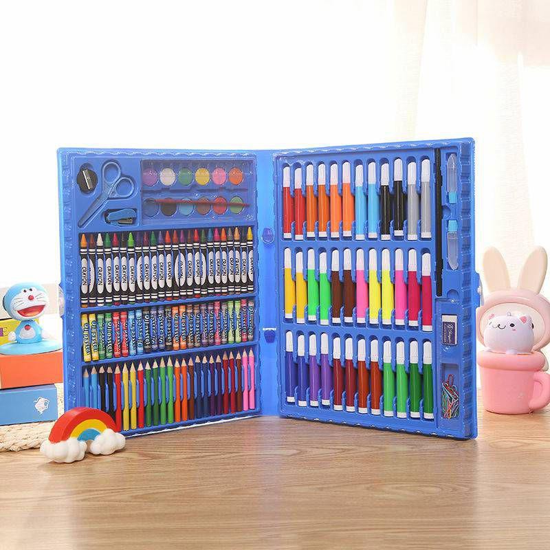 Jual Crayon set / Crayon Mewarnai 208 pcs & 150 pcs Warna / Pensil ...