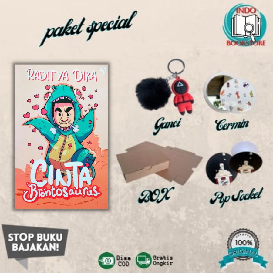 Jual CINTA BRONTOSAURUS ( edisi revisi ) -RADITYA DIKA | Shopee Indonesia