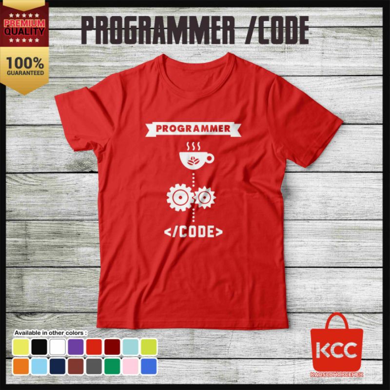 Jual KAOS DISTRO PREMIUM PRIA WANITA PROGRAMMER /CODE | Shopee Indonesia