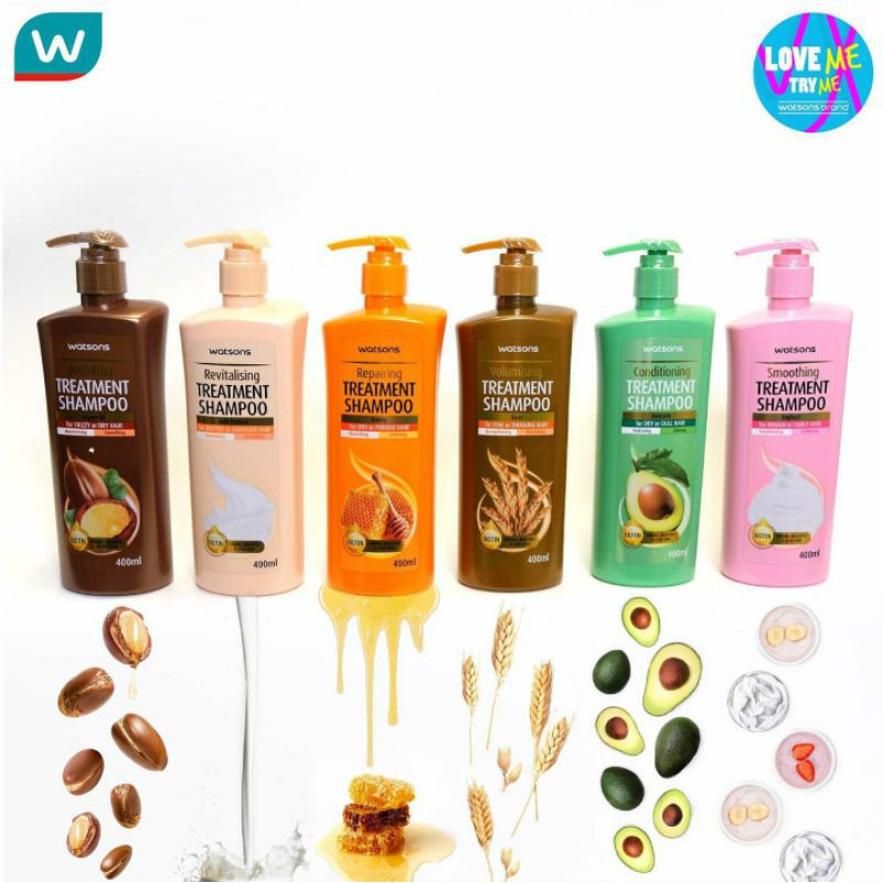 Jual WATSONS Treatment Shampoo 400 ml | Shopee Indonesia