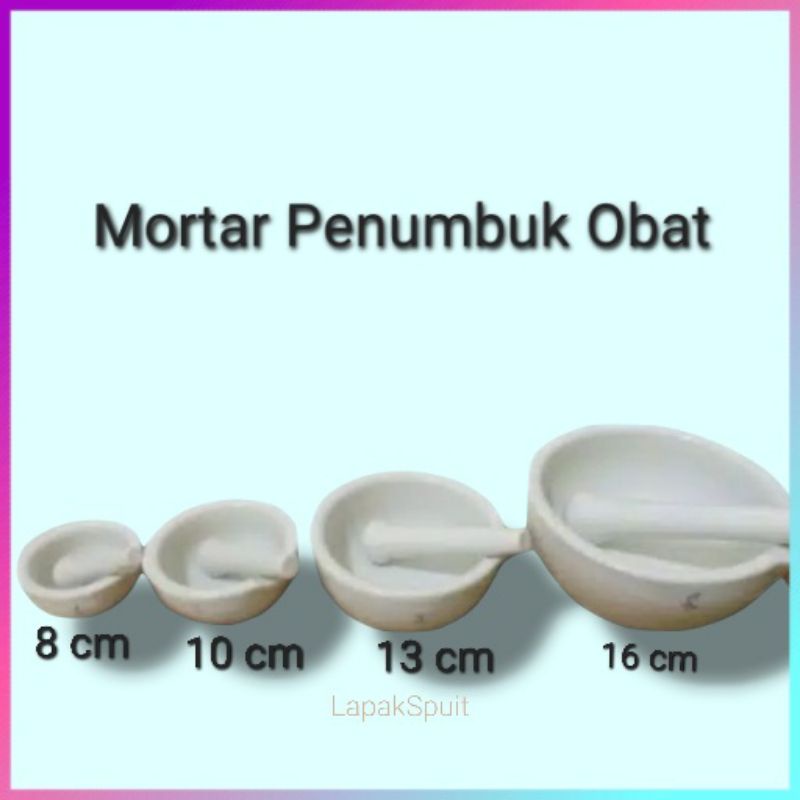 Jual Mortar / mortal Alat Penumbuk Obat Ukuran 8 10 13 dan 16 Cm | Shopee Indonesia