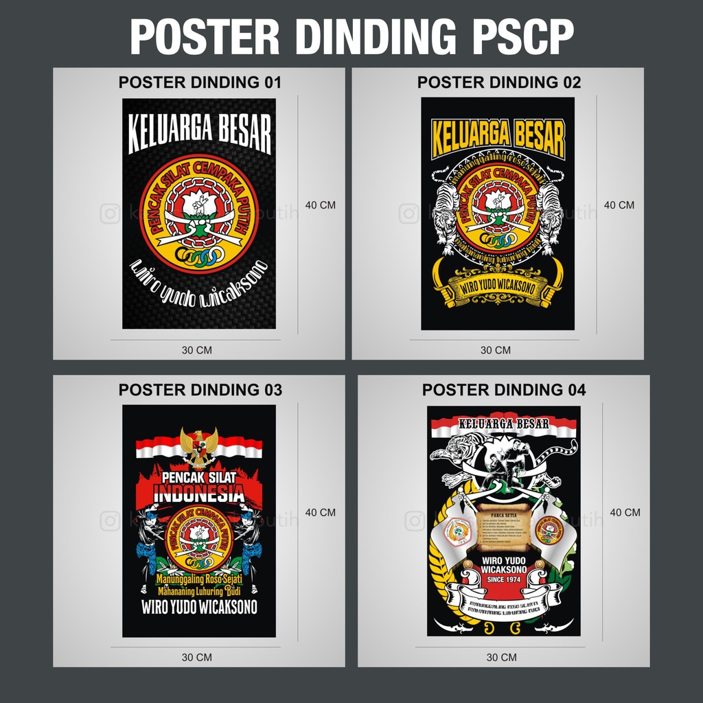 Jual POSTER DINDING PSCP UKURAN 12R | Shopee Indonesia