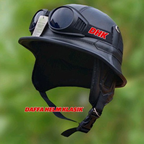 Jual HELM RETRO MILENIAL NAZI CRAZY hitam/HELM NAZI/HELM RETRO/HELM ...
