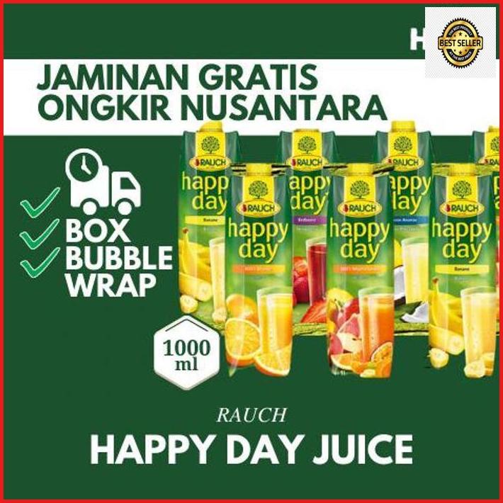 Jual Rauch - Happy Day Juice Vegan No Sugar Added / 100% Jus Buah Murni ...