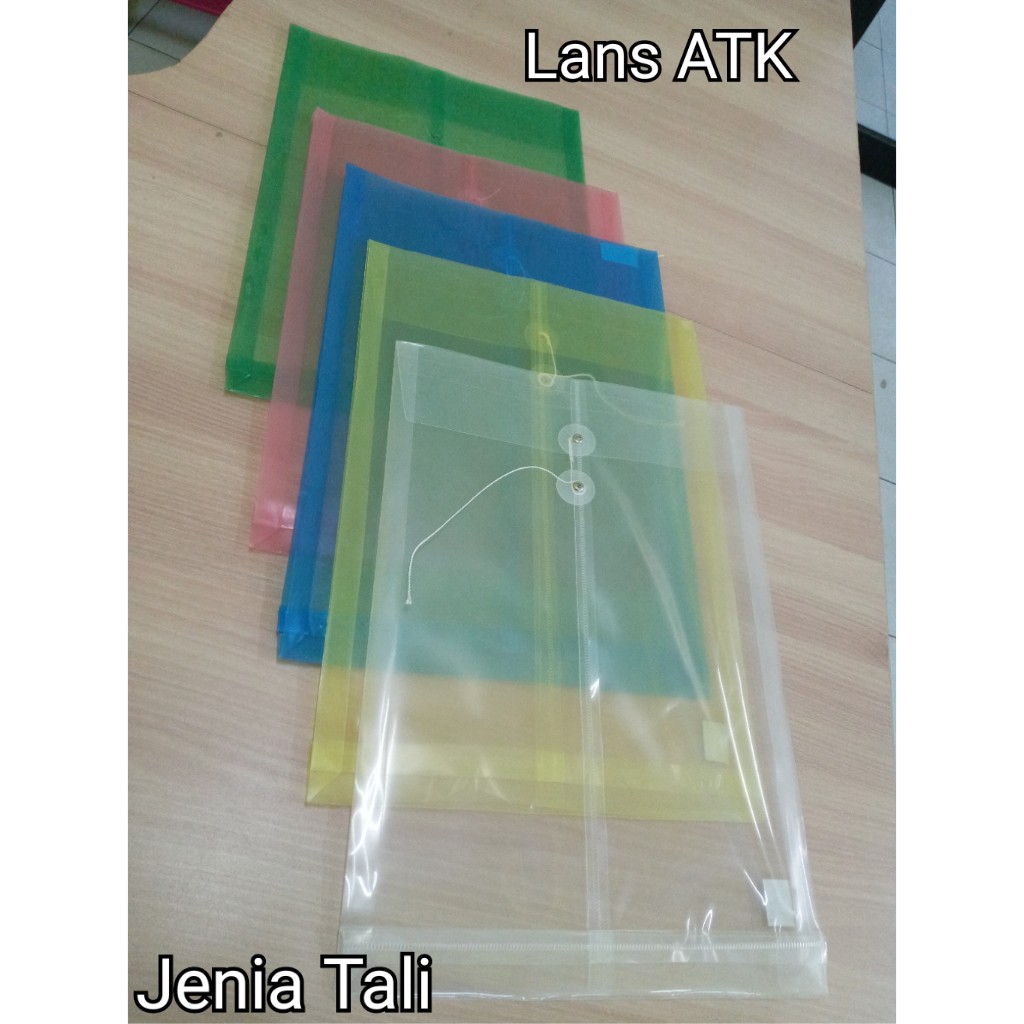 Jual Map Jenia Tali Transparan / Map Tali Polos / / Map Plastik (0054 ...