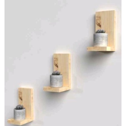 Jual EQProject - Alas Pot Bunga Dinding / Ambalan Tanaman / alas pot ...