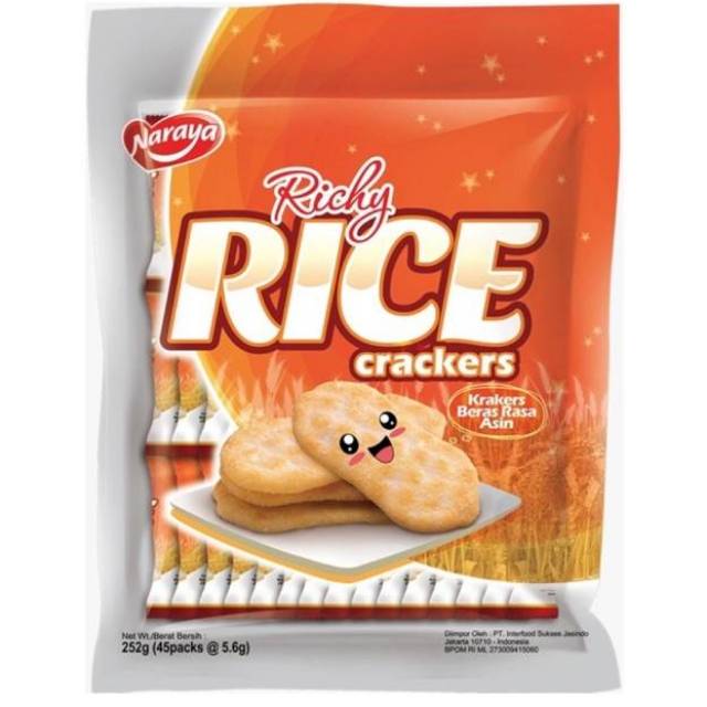 Jual NARAYA - RICE CRACKERS (ASIN) | Shopee Indonesia