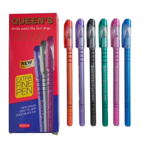 Jual Bolpoint / Ballpoint / Pulpen Faster Queen C6000 (1 lusin ...