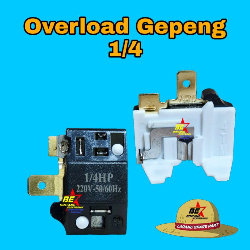 Jual OVERLOAD KULKAS GEPENG KLIXON 1/4 HP | Shopee Indonesia