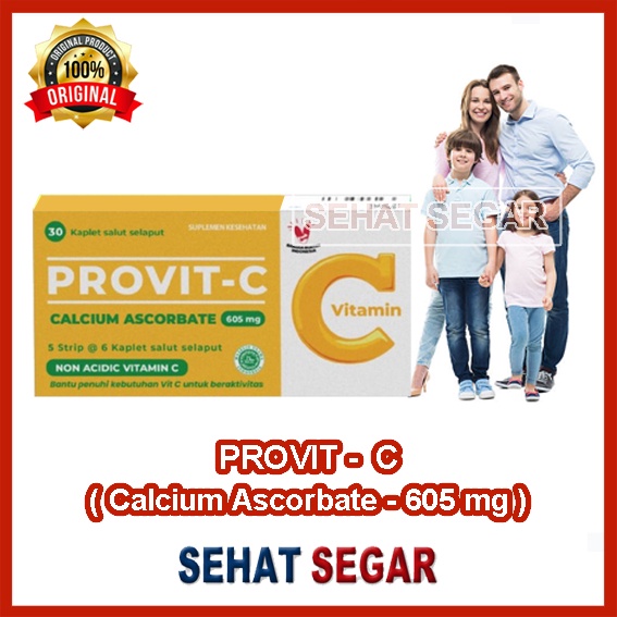 Jual Vitamin C - Provit-C isi 30 Kapsul - Suplemen Penambah Daya Tahan ...