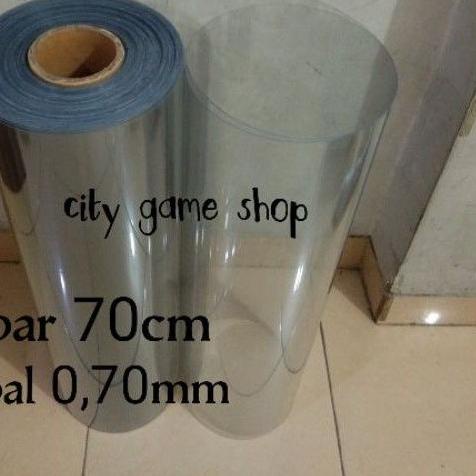 Jual plastik pvc mika rigid kaku lebar 70cm x 1meter tebal 0,70mm | Shopee Indonesia