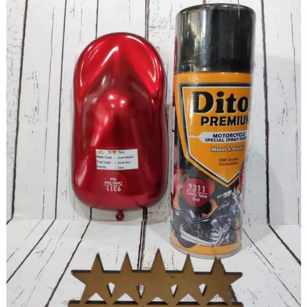 Jual Cat Semprot Merah Candy Tone Red 9311 Diton Premium Pilok Sepeda ...