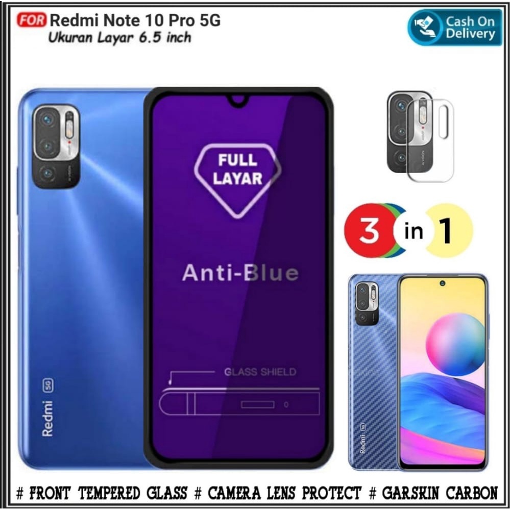 Jual Promo Di AlvaCaseAcc 3IN1 Tempered Glass Redmi Note10 5G 10T 5G 10 ...
