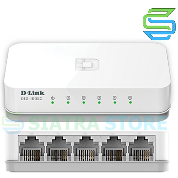 Jual D-LINK DES-1005C 5-Port 10/100 Mbps Unmanaged Switch | Shopee Indonesia