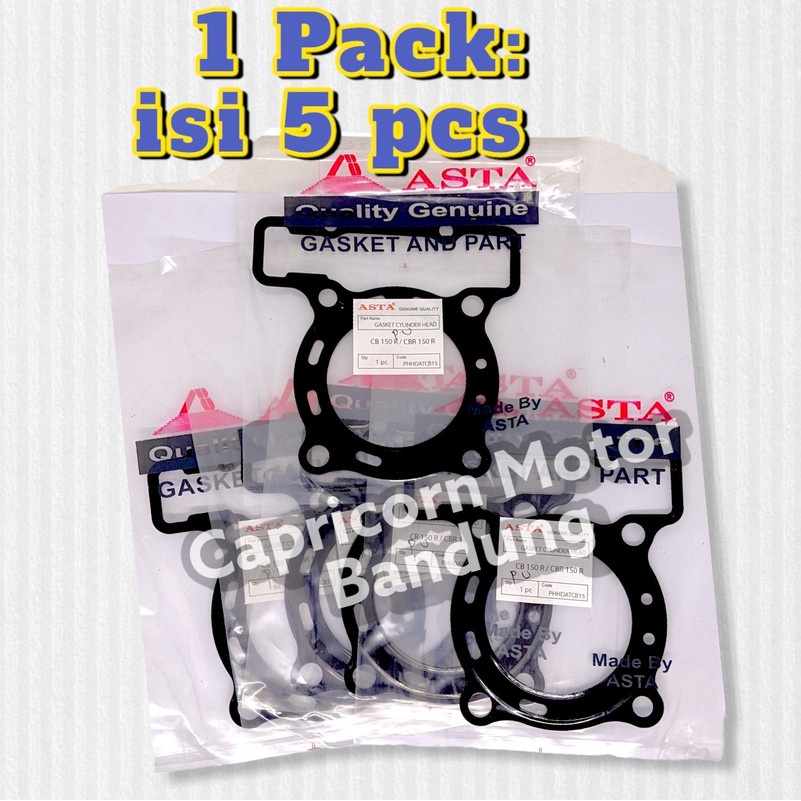 Jual PAKING GASKET CYLINDER HEAD ATAS CB150R CBR150R OLD CB 150 R CBR 150 ASTA ISI 5 PACKING KOP ...