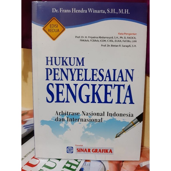 Jual HUKUM PENYELESAIAN SENGKETA Arbitrase nasional indonesia dan ...