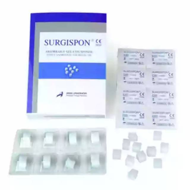 Jual Surgispon Spongostan Biosponge Dental Gelatin Hemospon Absorbable ...