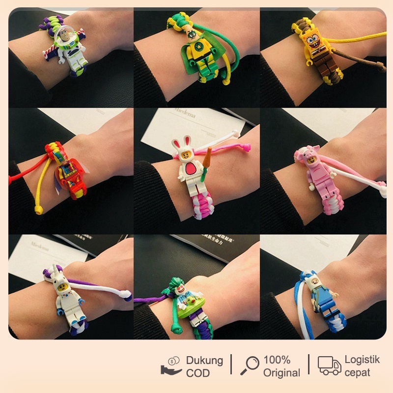 Jual [COD] Brick Buzz Lighyer Superman Gelang Bracelet Avanger Unicorn ...