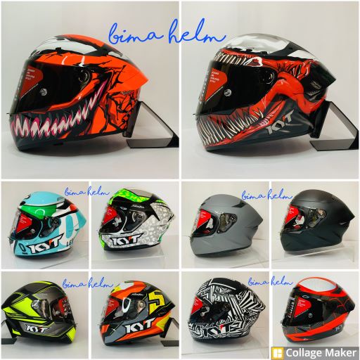 Jual HELM FULL FACE KYT TT COURSE ALL SERIES | Shopee Indonesia