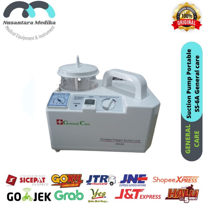 Jual Suction Pump Portable General Care SS-6A – Alat Hisap Lendir ...