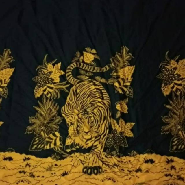 Jual Kain Batik solo motif harimau kuning | Shopee Indonesia